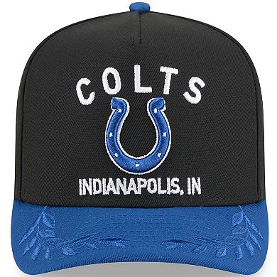 Men's New Era Black/Royal Indianapolis Colts 2025 NFL Draft A-Frame ...