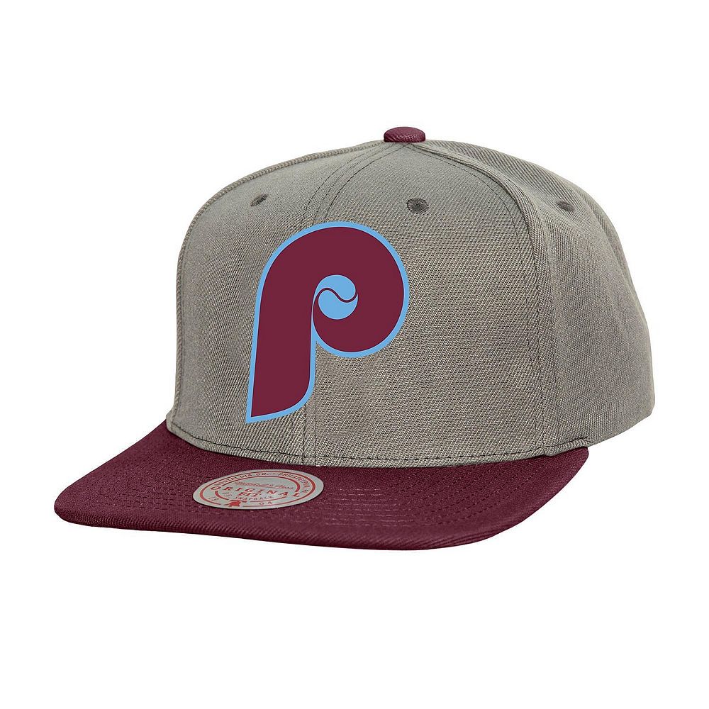 Men's Mitchell & Ness Gray Philadelphia Phillies Cooperstown Collection ...