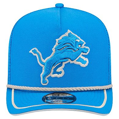 Men's New Era Blue Detroit Lions Vintage Team Rope A-Frame Trucker ...