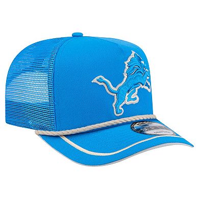 Men's New Era Blue Detroit Lions Vintage Team Rope A-Frame Trucker ...