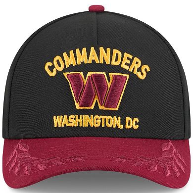 Youth New Era Black/Burgundy Washington Commanders 2025 NFL Draft ...