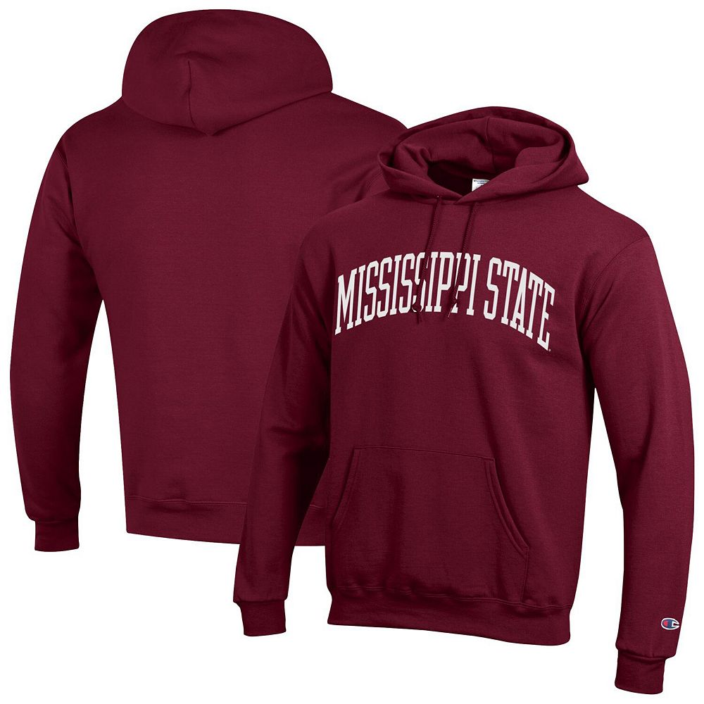 Men's Champion Maroon Mississippi State Bulldogs Basic Arch Fleece ...