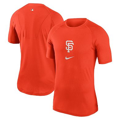 Men's Nike Orange San Francisco Giants City Connect Performance Raglan ...