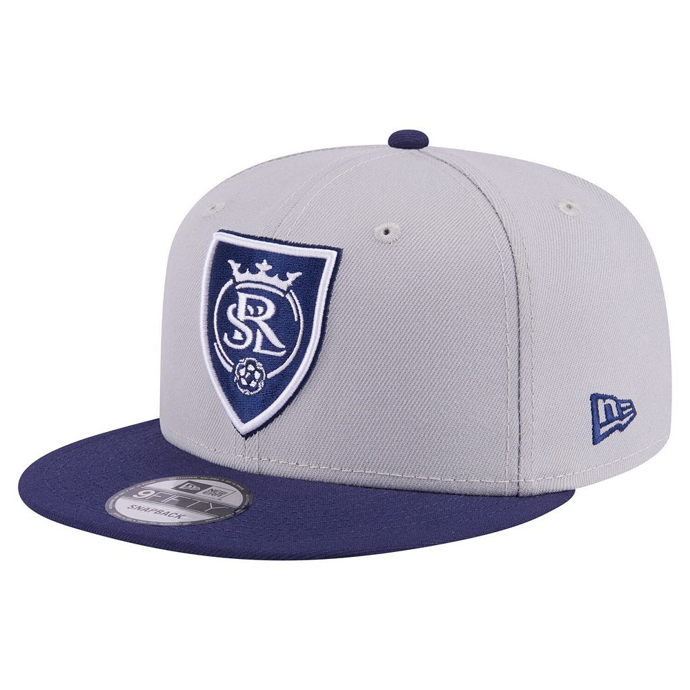Men's New Era Gray Real Salt Lake Color Pack Two-Tone 9FIFTY Snapback Hat