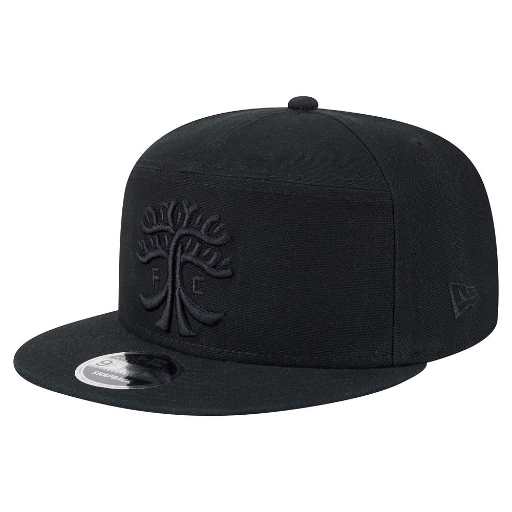 Men's New Era Black Austin FC Canvas Camp 9FIFTY Snapback Hat