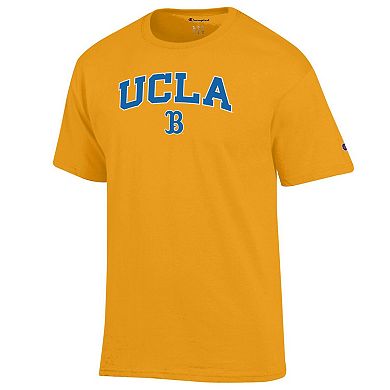 Men's Champion Gold UCLA Bruins Arched Logo T-Shirt