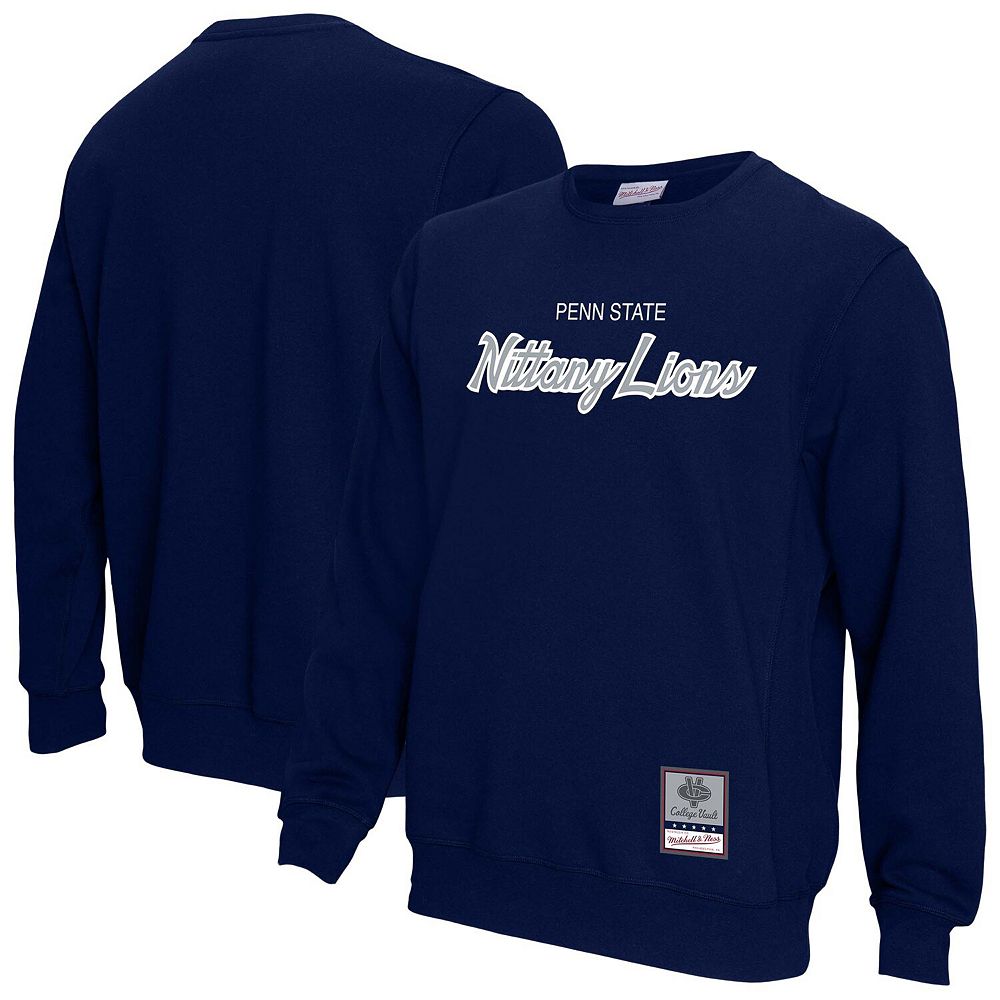 Men's Mitchell & Ness Navy Penn State Nittany Lions Elite Script ...