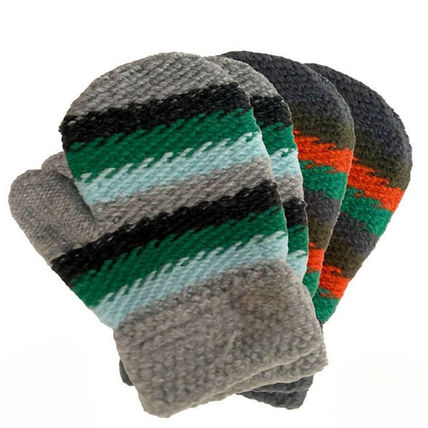 Sierra Socks 2-Pack Knit Mittens for Babies & Toddlers, Perfect Unisex ...