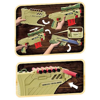 Lanard Toys Huntsman 50 Toy Foam Dart Blaster
