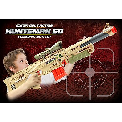 Lanard Toys Huntsman 50 Toy Foam Dart Blaster