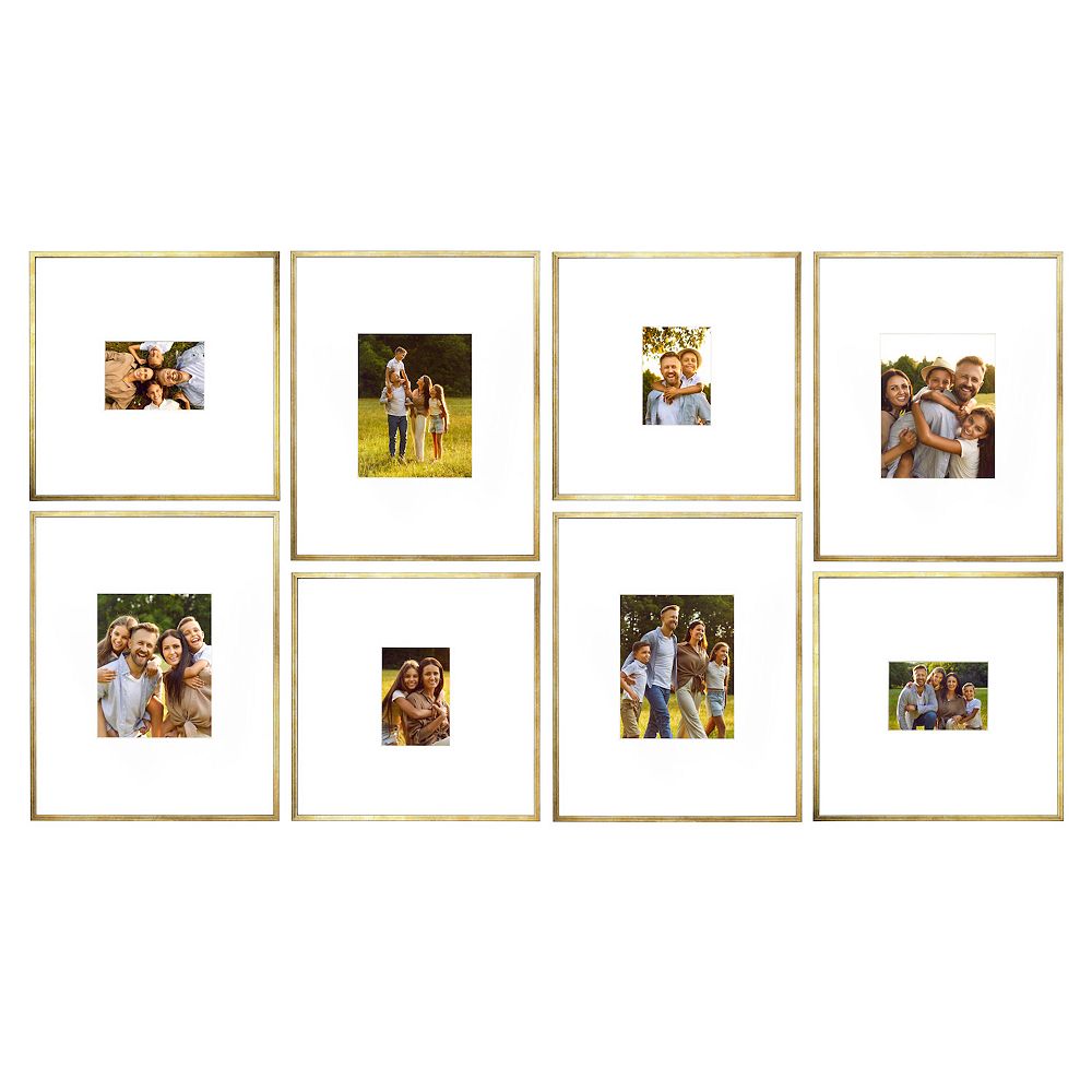 Camden Reed Arcadia 8-Piece Bronze Finish Oversized Gallery Wall Frame Set