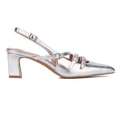 New York & Company Imari Women's Slingback Heels
