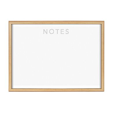 Blake Notes Framed Printed Glass by The Creative Bunch Studio 18x24