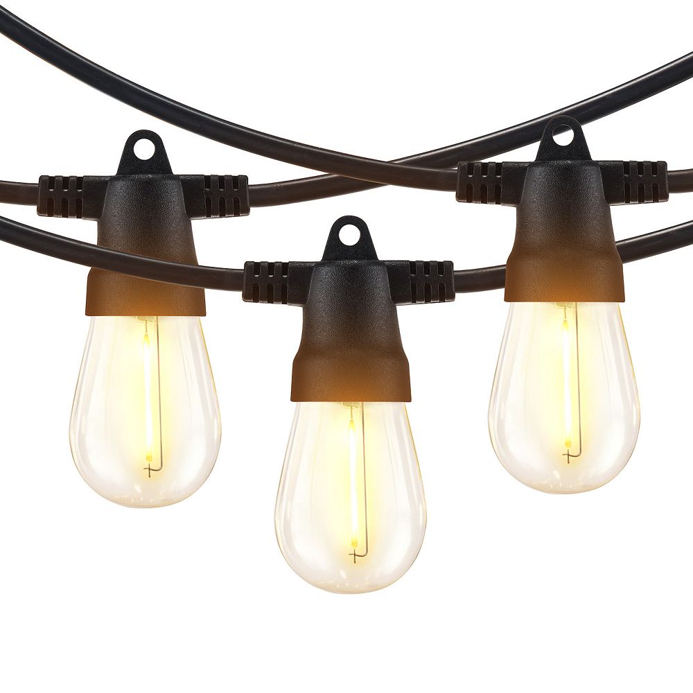 Brightech 104' Ambience Pro Solar 7w Outdoor Led Waterproof String ...