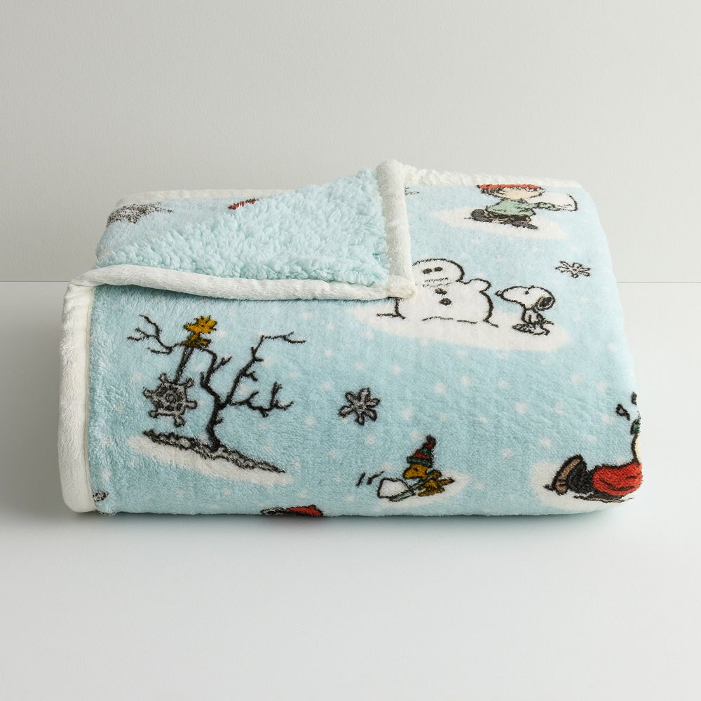 The Big One® Peanuts Reversible Sherpa Throw