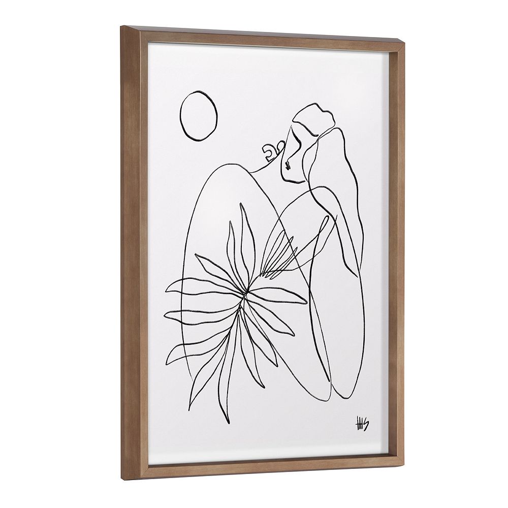 Blake Summer Lines 7 Framed Printed Glass by Maggie Stephenson