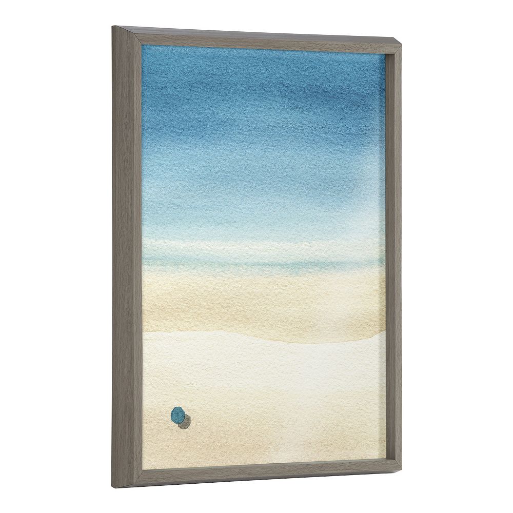 Blake Calm Morning Framed Printed Glass by Janet Meinke-Lau