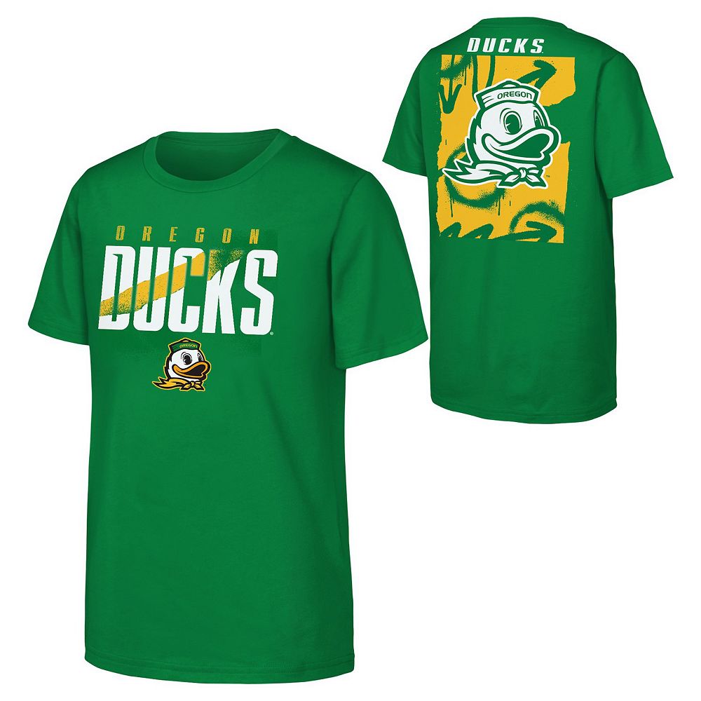 Youth Oregon Ducks Cut Through Short Sleeve Tee
