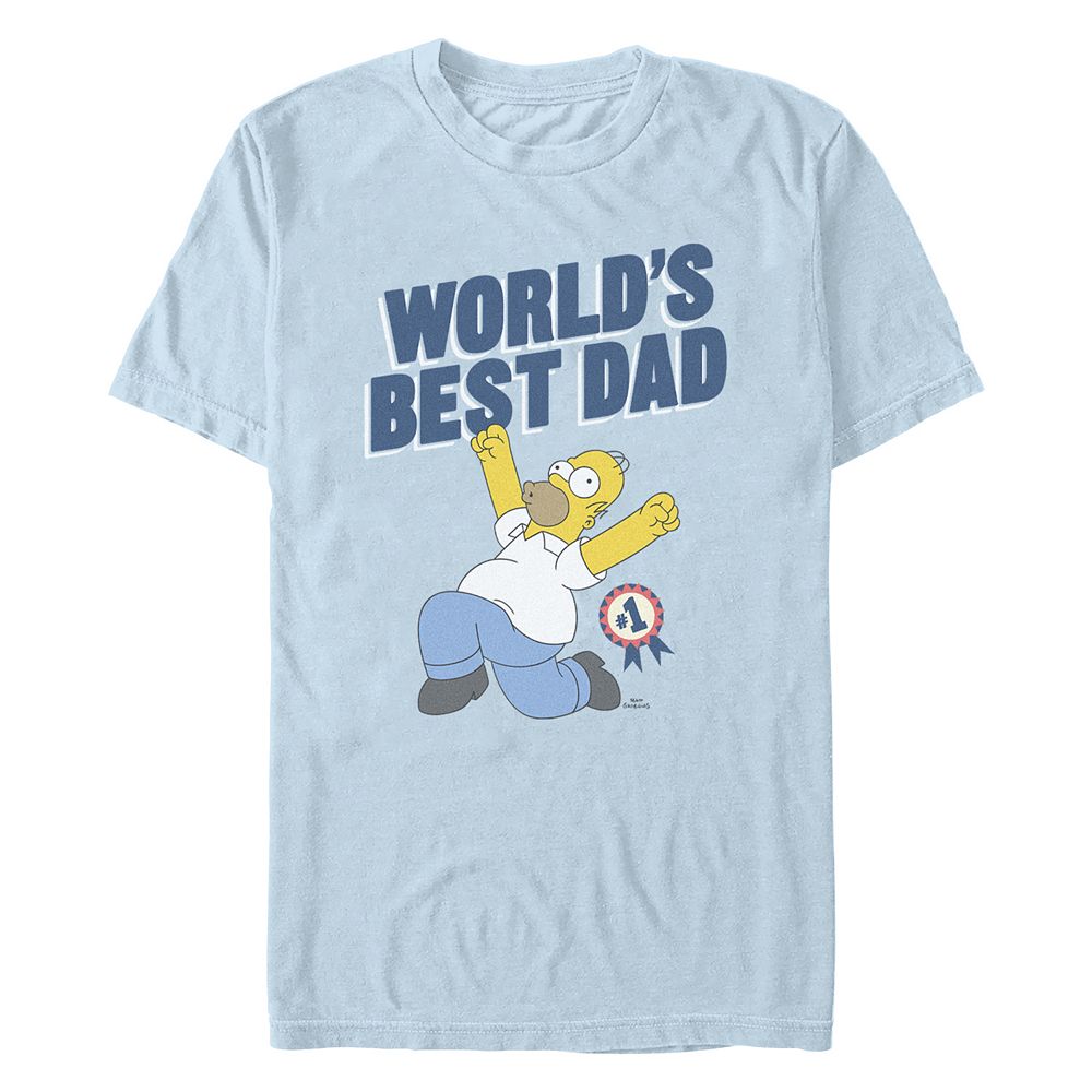 Men's The Simpons Homer World's Best Dad Graphic Tee