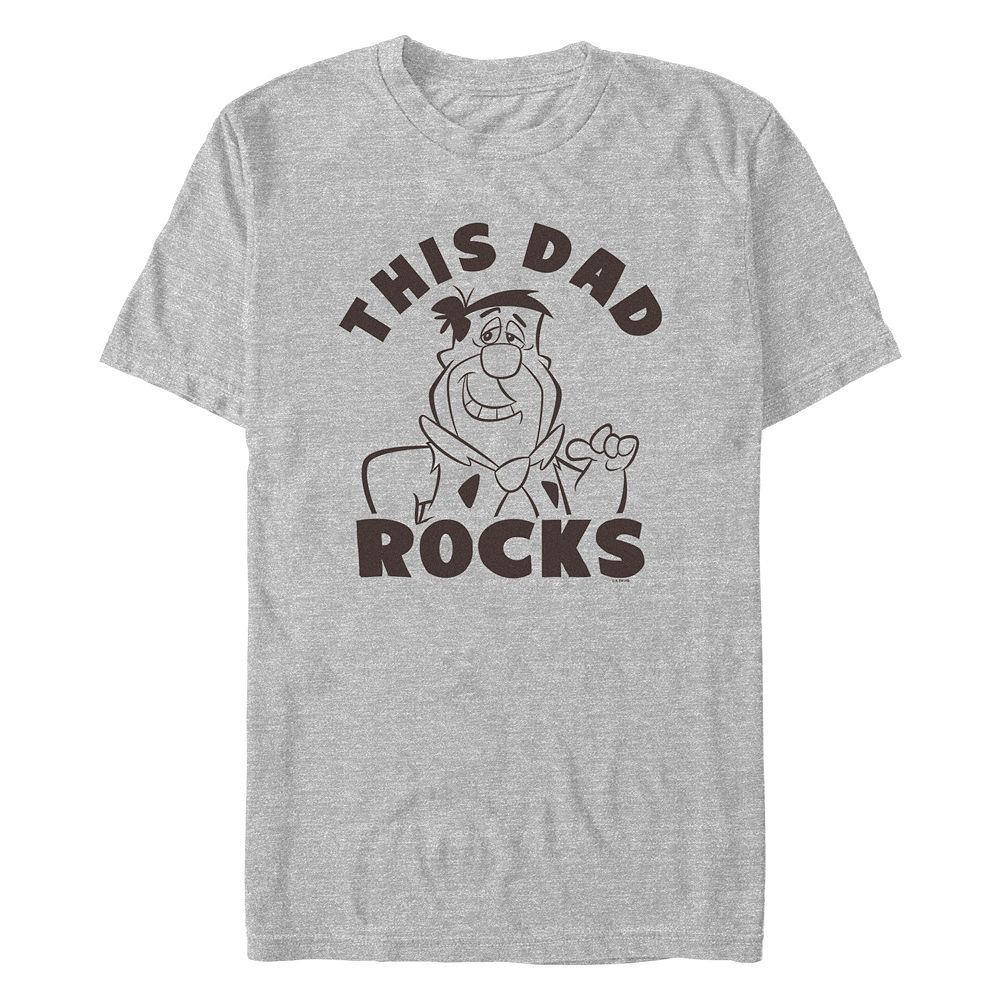 Men's The Flintstones Fred This Dad Rocks Graphic Tee