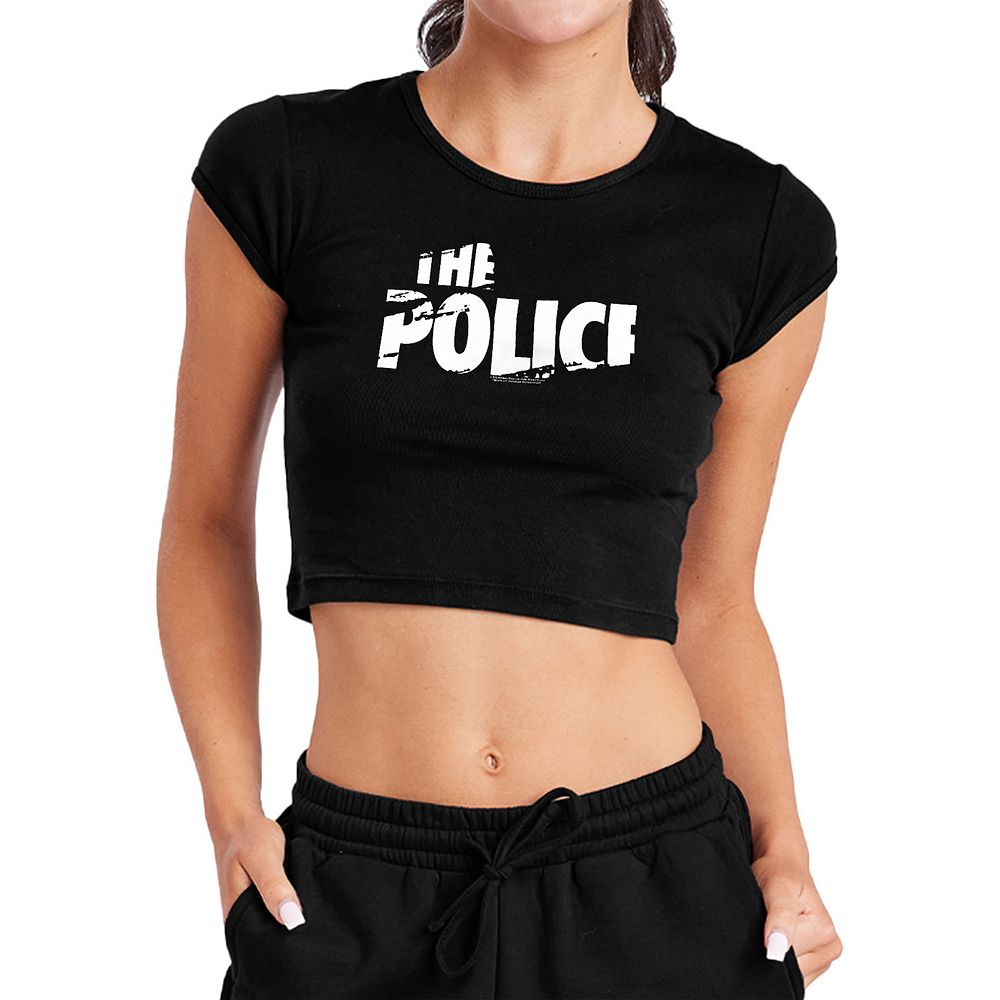 Juniors' The Police Crop Top