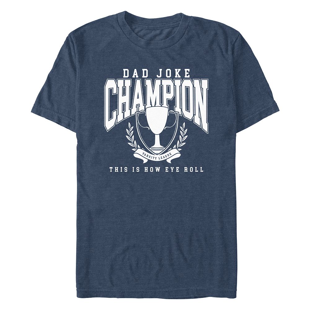 Men's Dad Joke Champion This Is How Eye Roll Graphic Tee