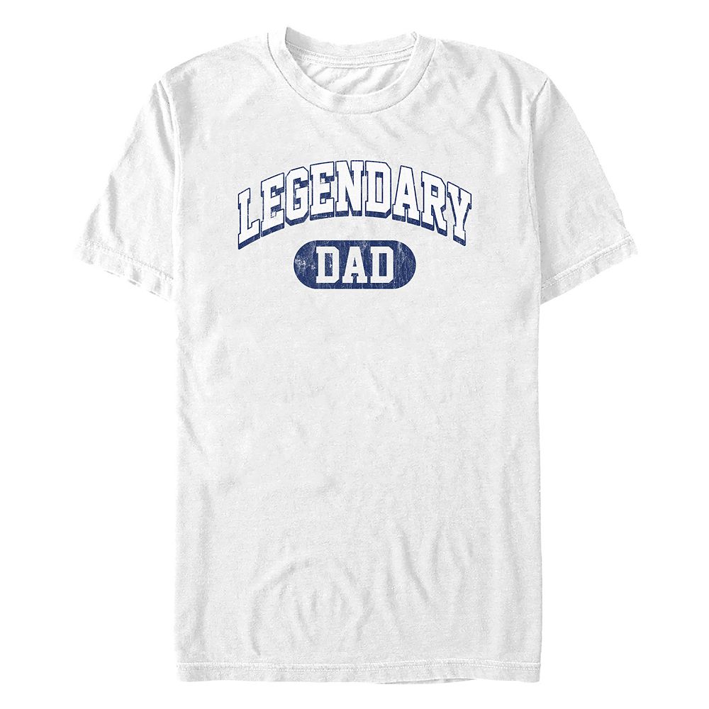 Men's Legendary Dad Varsity Text Graphic Tee