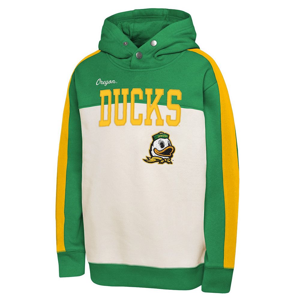Youth Oregon Ducks We're In There Colorblock Hoodie