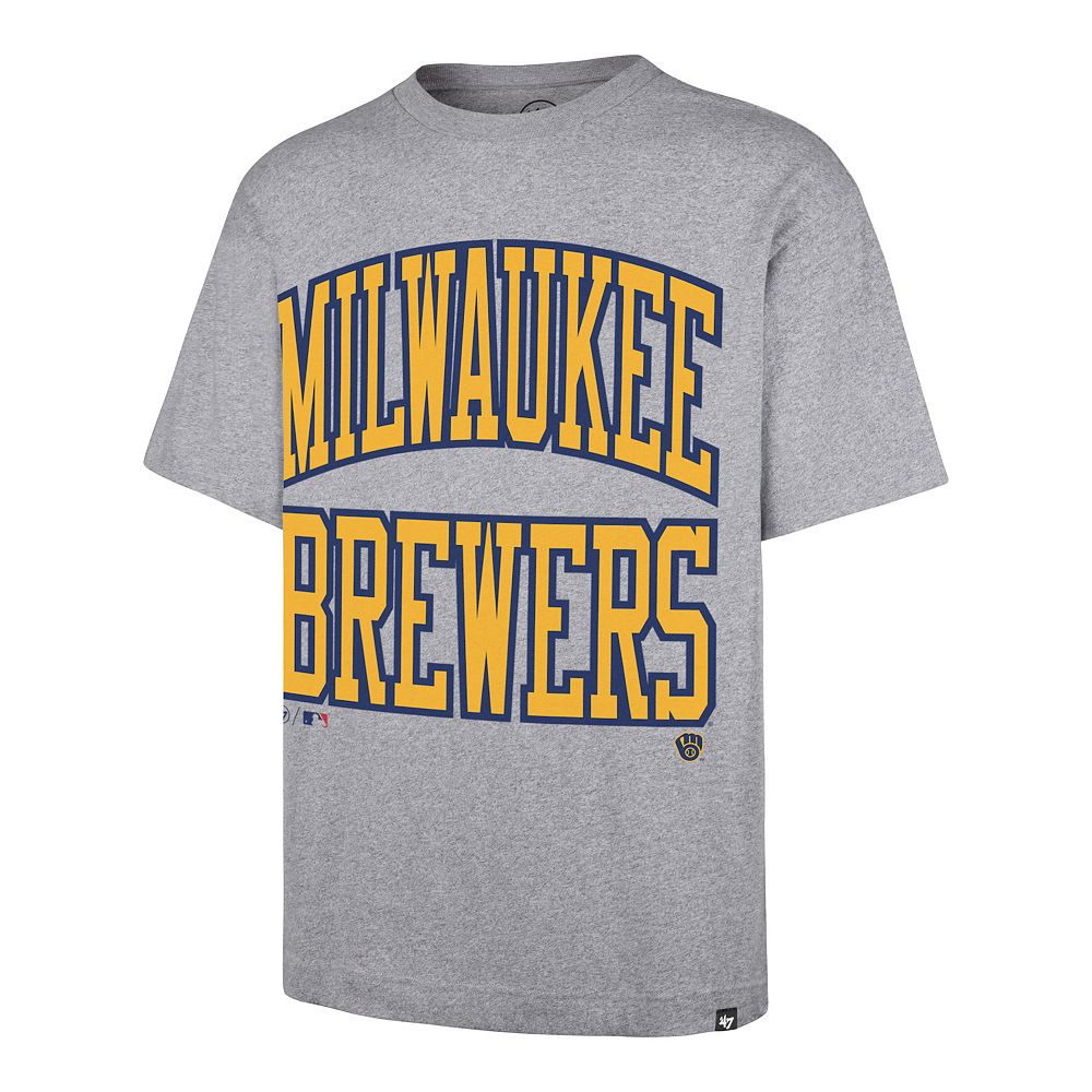 Men's '47 Brand Milwaukee Brewers Smoke Stack Foundation Tee
