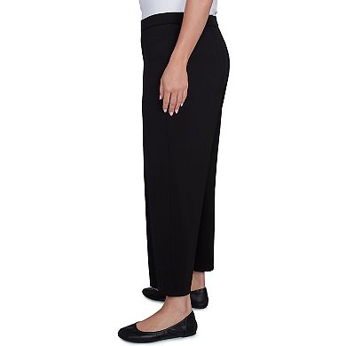 Plus Size Alfred Dunner Flat Front Relaxed Ankle Pants