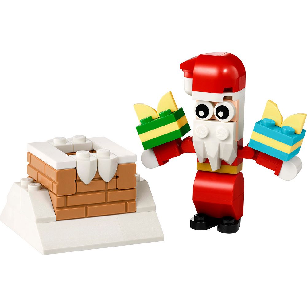 LEGO Creator Christmas Chimney Fun With Santa 30692 Building Kit (60 ...