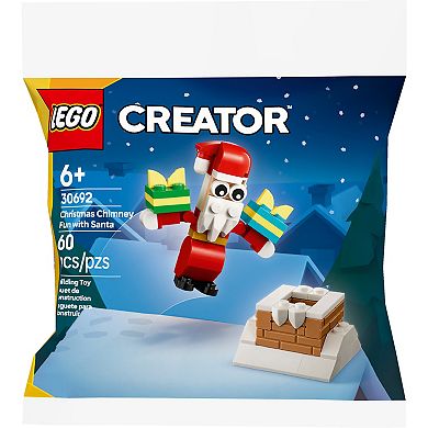LEGO Creator Christmas Chimney Fun With Santa 30692 Building Kit (60 ...