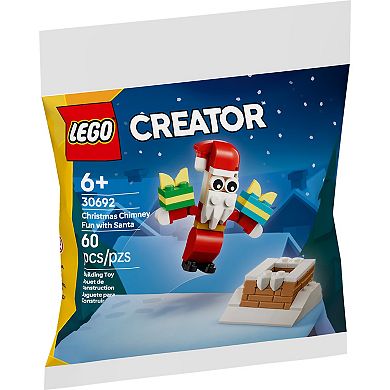 LEGO Creator Christmas Chimney Fun With Santa 30692 Building Kit (60 ...