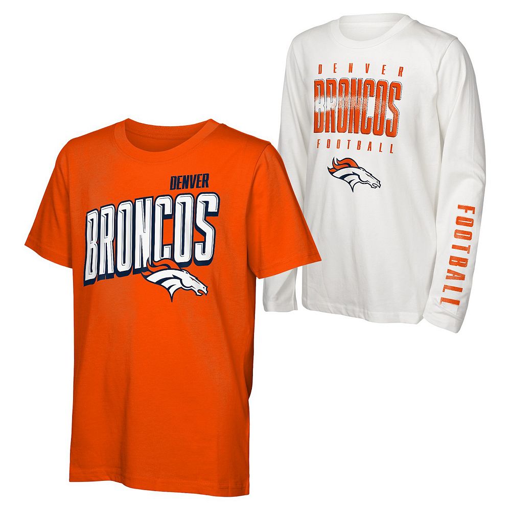 Youth Denver Broncos The Mix 3 In 1 Combo T-Shirts