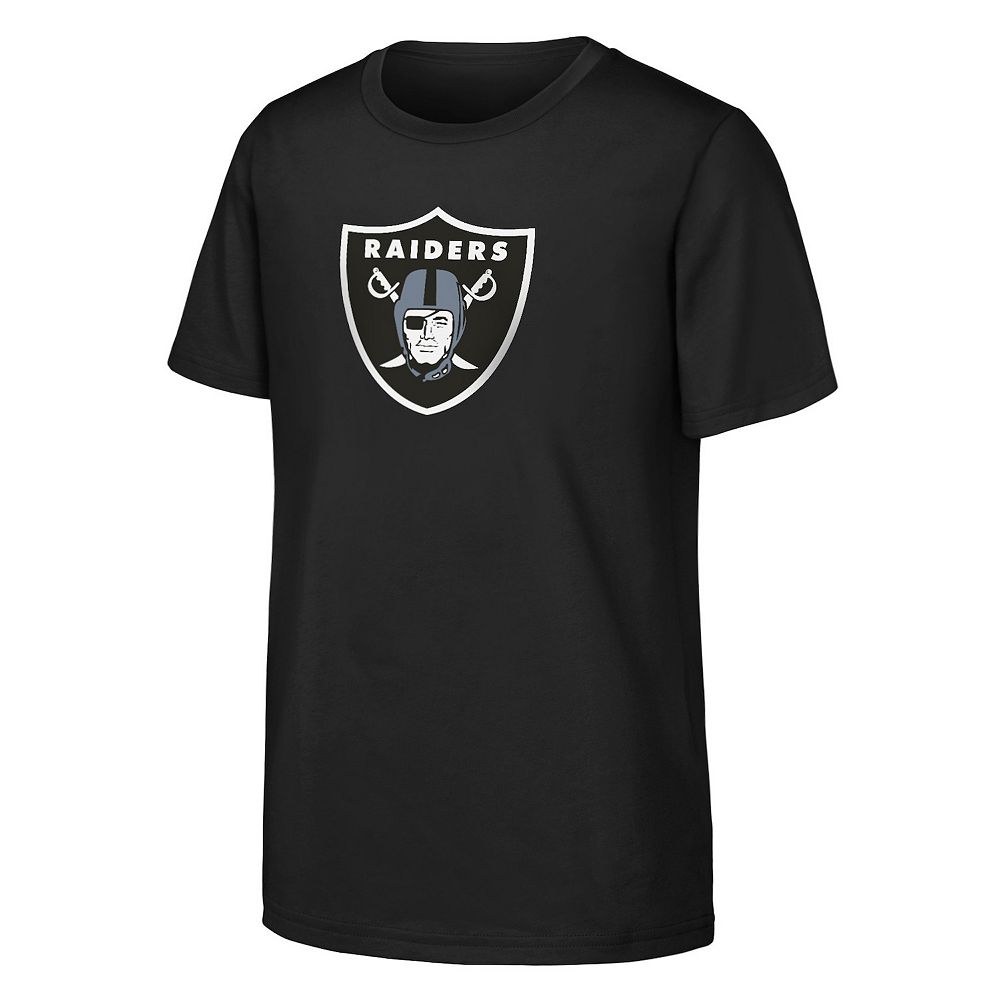 Youth Las Vegas Raiders Primary Logo Short Sleeve Tee