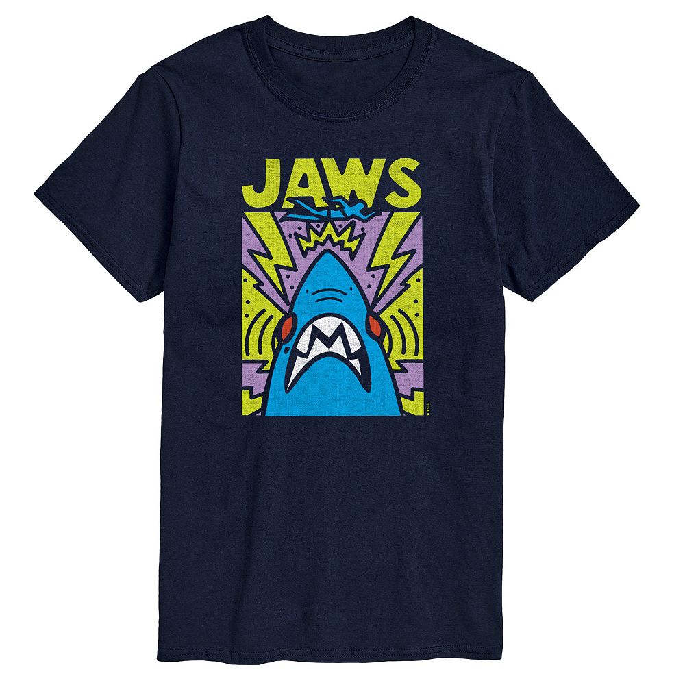Big & Tall Jaws Poster Doodles Graphic Tee