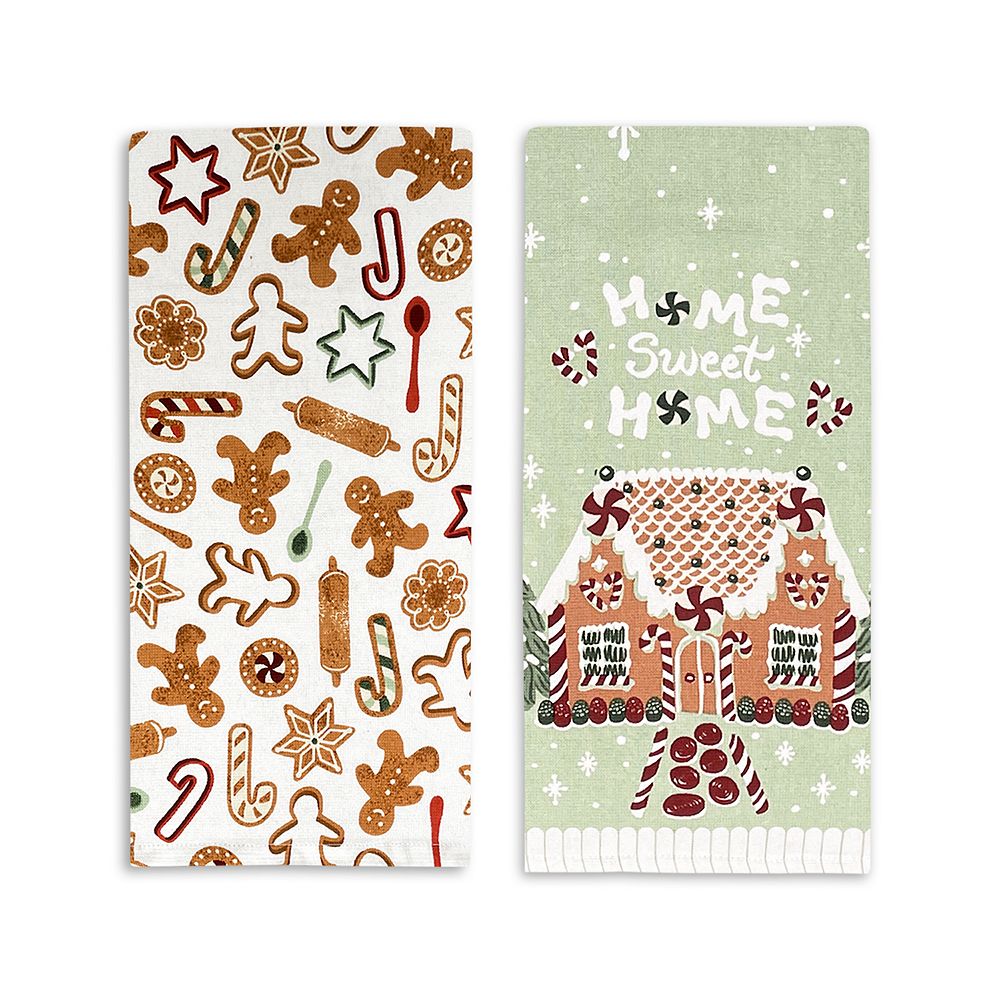 St. Nicholas Square® Gingerbread House Kitchen Towel 2-pk.
