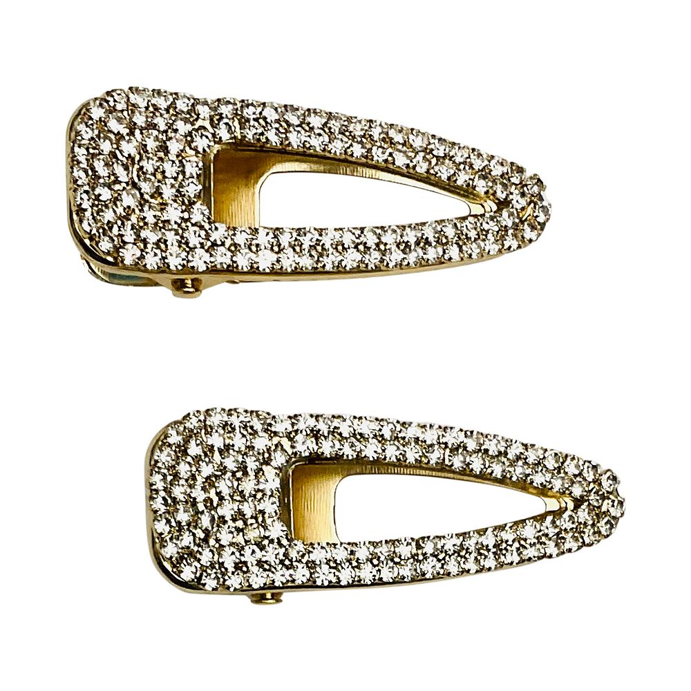 Vieste Trendy Rhinestone Hair Clips Set