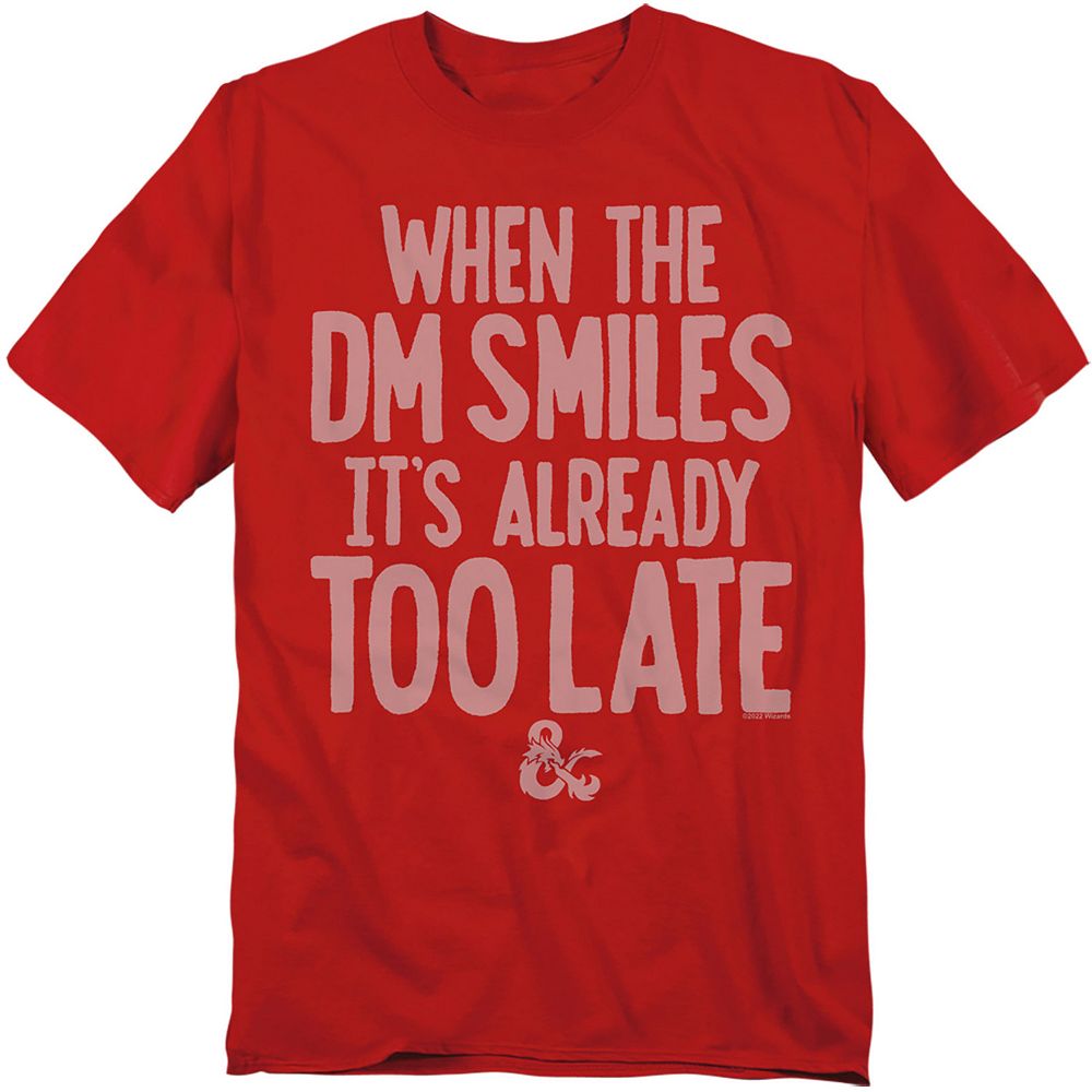 Big & Tall Dungeons And Dragons DM Smiles Tee