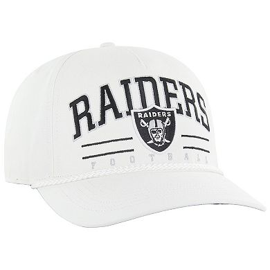 Men's '47 White Las Vegas Raiders Roscoe Hitch Rope Adjustable Hat