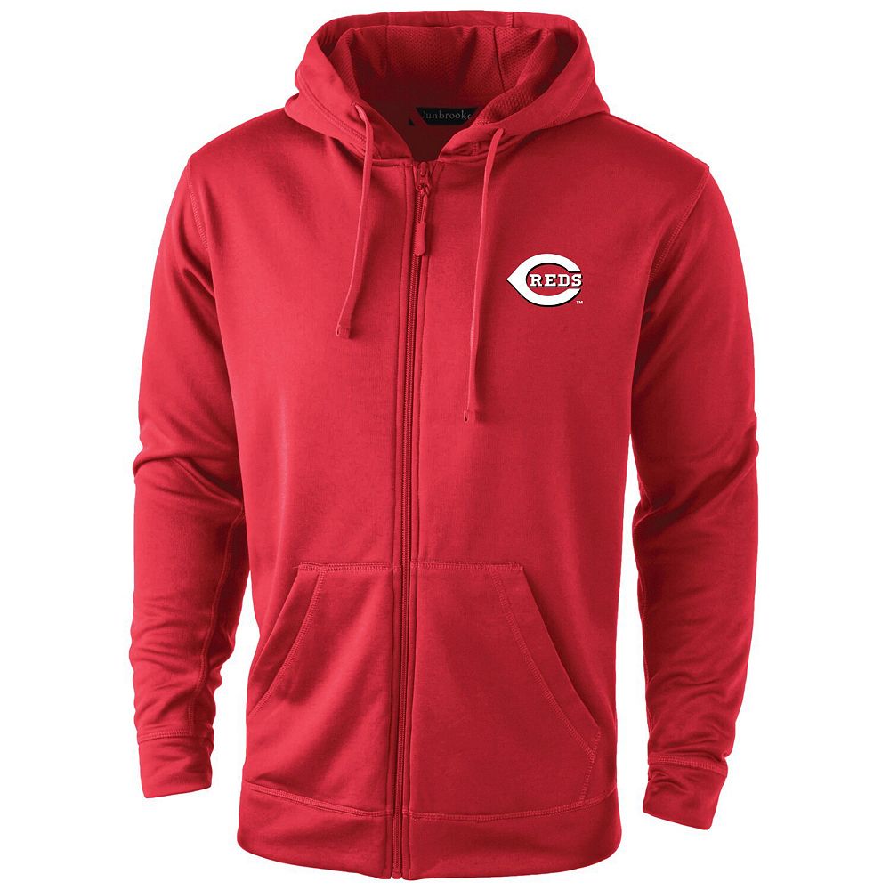 Men's Dunbrooke Red Cincinnati Reds Trophy Full-Zip Hoodie