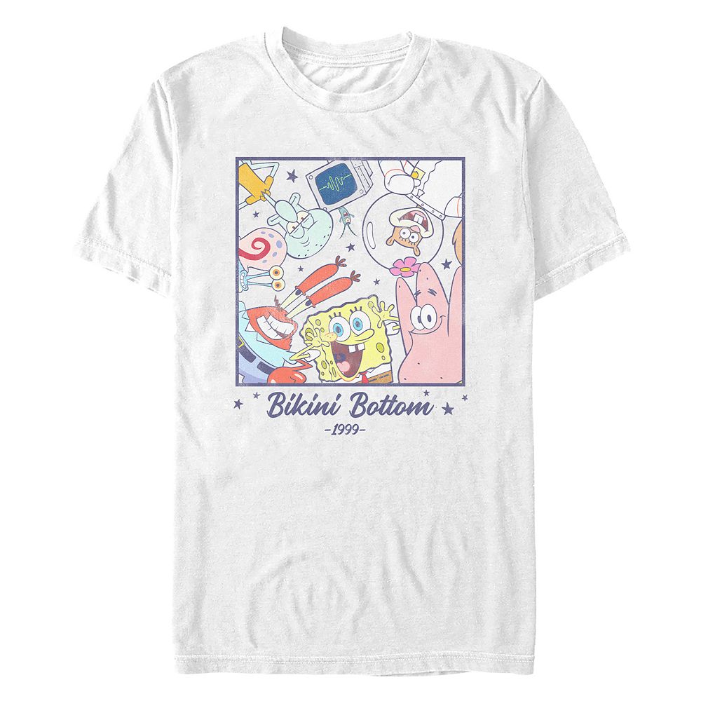 Big & Tall SpongeBob SquarePants Bikini Bottom Graphic Tee
