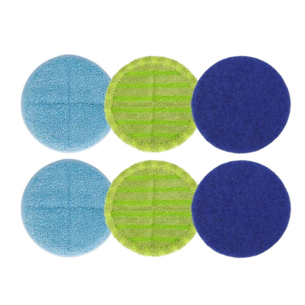 Microfiber Mop Replacement Pads Reusable Cleaning Mat 6 Pcs
