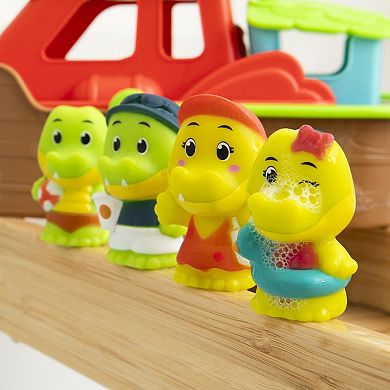 Idea Tank Timber Tots Crocodile Family 4 Toy Figurines