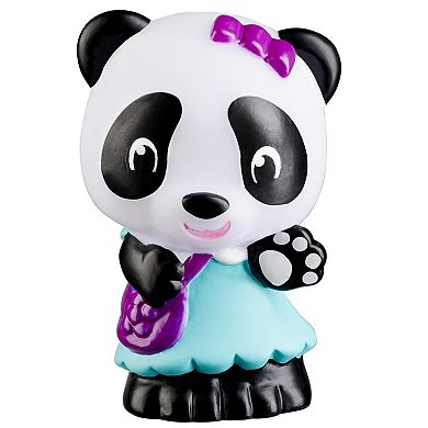 Idea Tank Timber Tots Panda Family 4 Toy Figurines