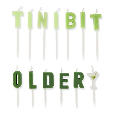 Scribble & Scribe 13-pc. Martini Cake Candles Set