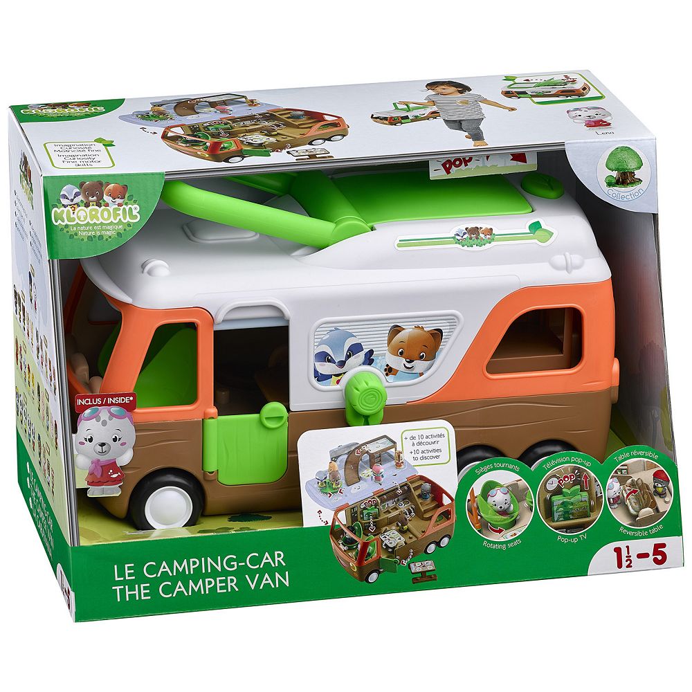 Idea Tank Timber Tots Camper Van 3-pc. Travel Playset