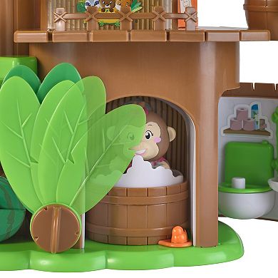 Idea Tank Timber Tots Tropical House Treehouse Playset