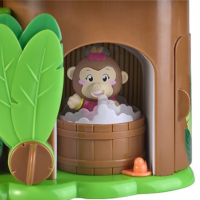 Idea Tank Timber Tots Tropical House Treehouse Playset