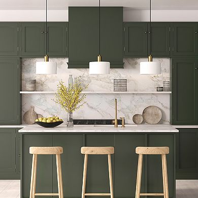 Finley & Sloane Henri 10-in. Wide Pendant Light Fixture with Glass Shade